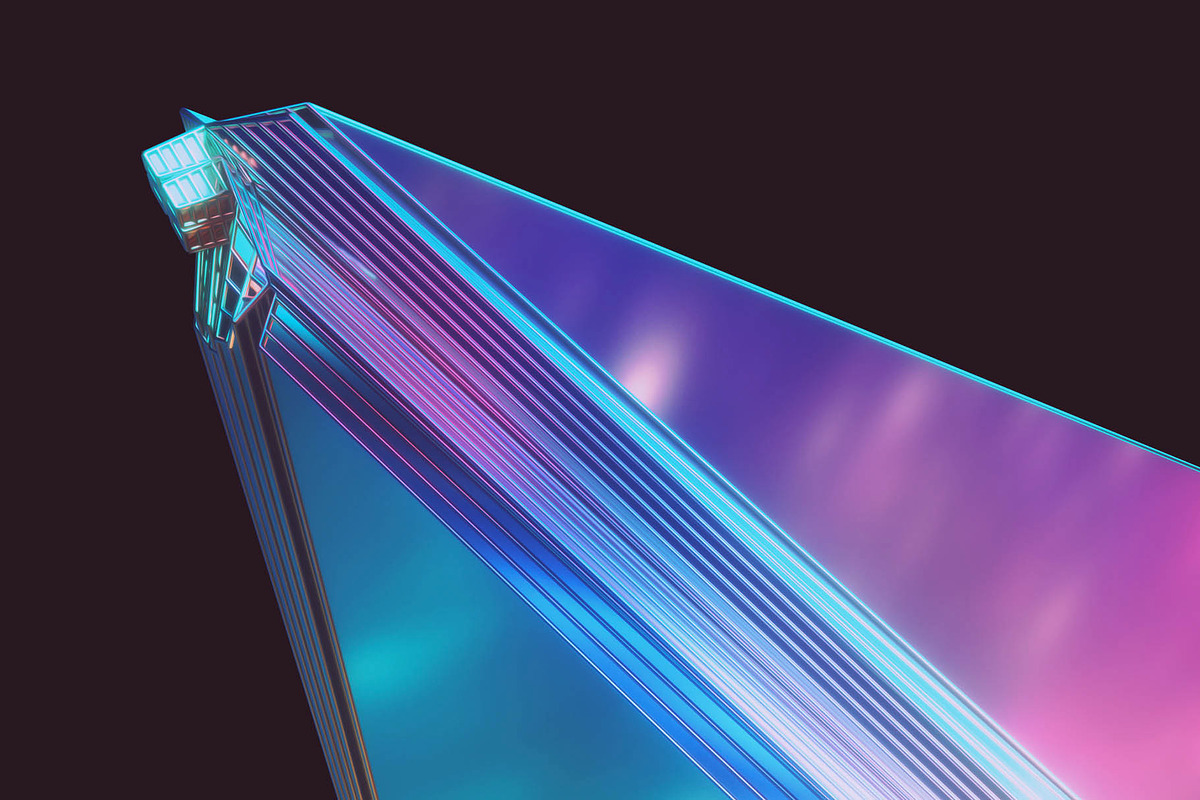 Stratus: Fragmented Forms, an Object Graphic by RuleByArt | Creative Market