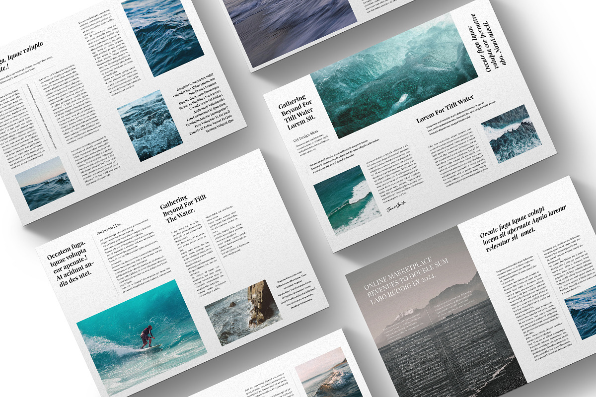 Canva Magazine Template, a Magazine Template by creathrivestudio