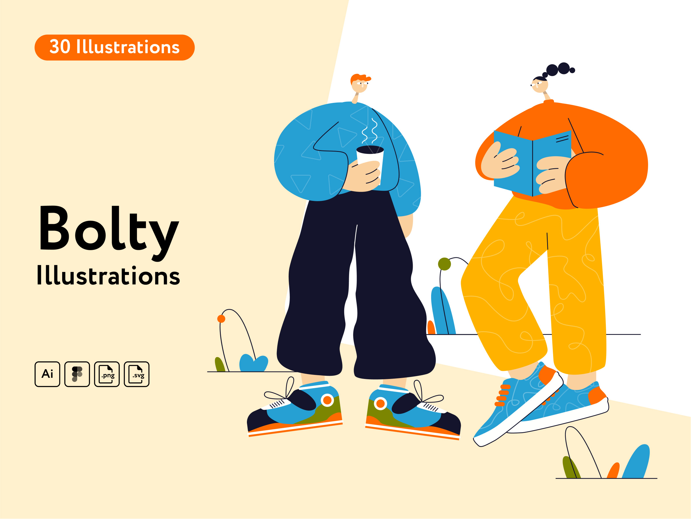 Bolty Education Illustrations