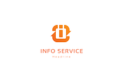 Info service logo., a Branding & Logo Template by Anton Akhmatov