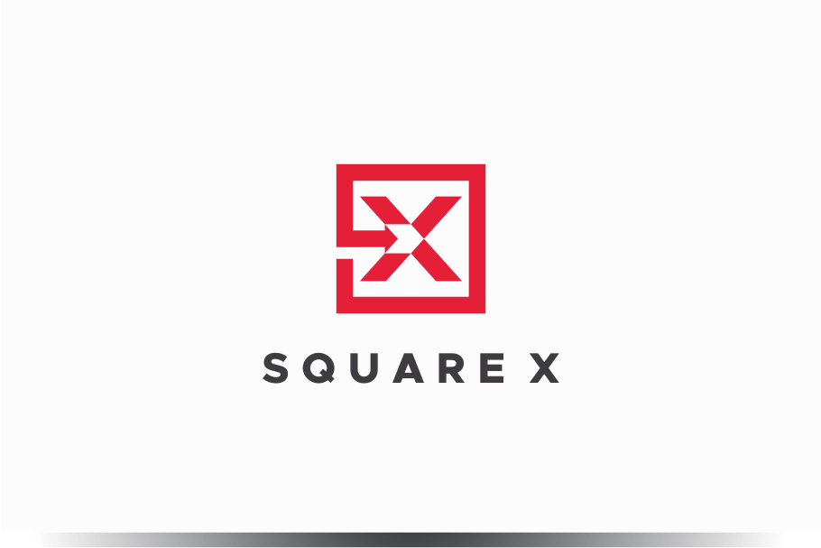 Square - X Logo, a Branding & Logo Template by yopie