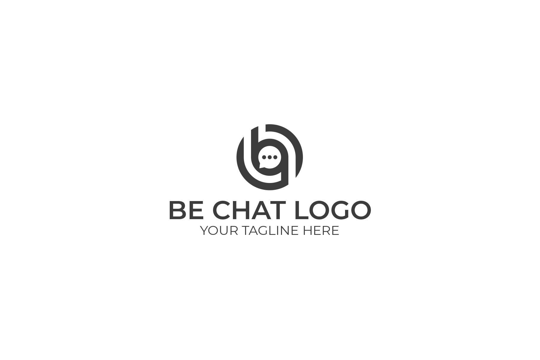 Letter B and Chat Logo Design, a Branding & Logo Template by GranzCreative