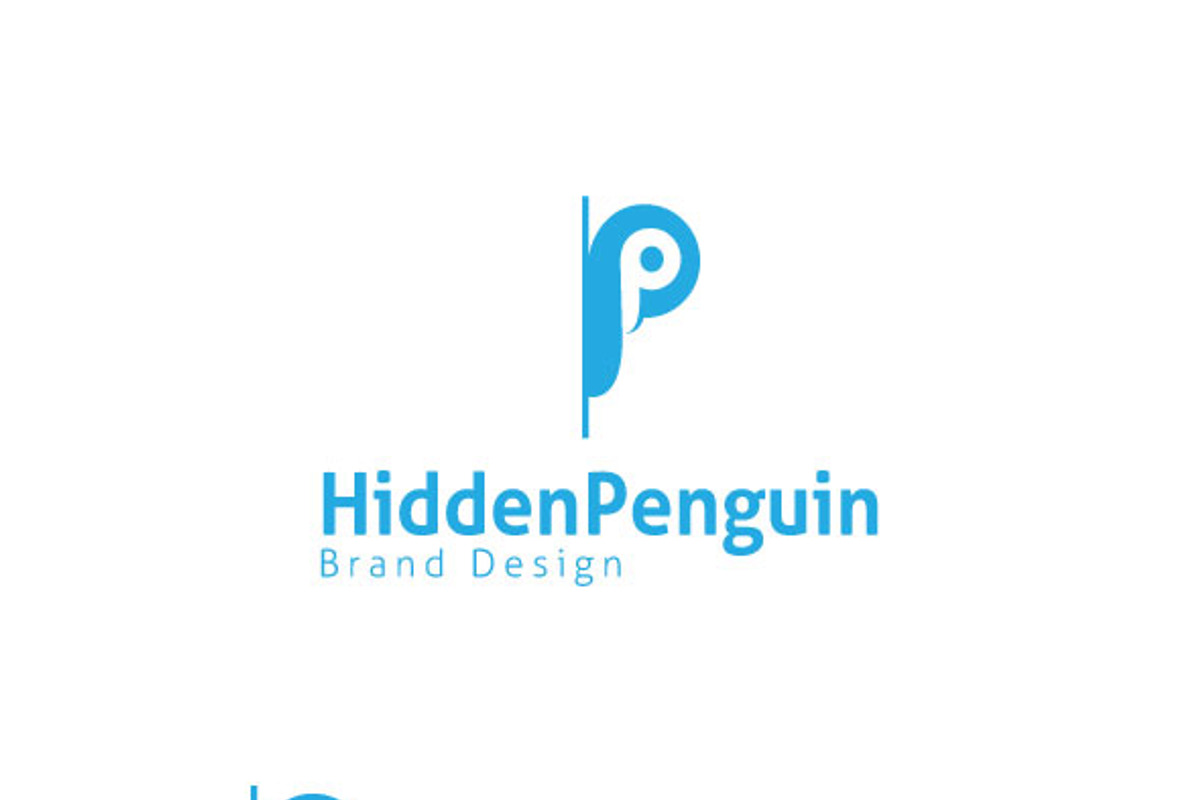 Hidden Penguin Logo, a Branding & Logo Template by Mariyana