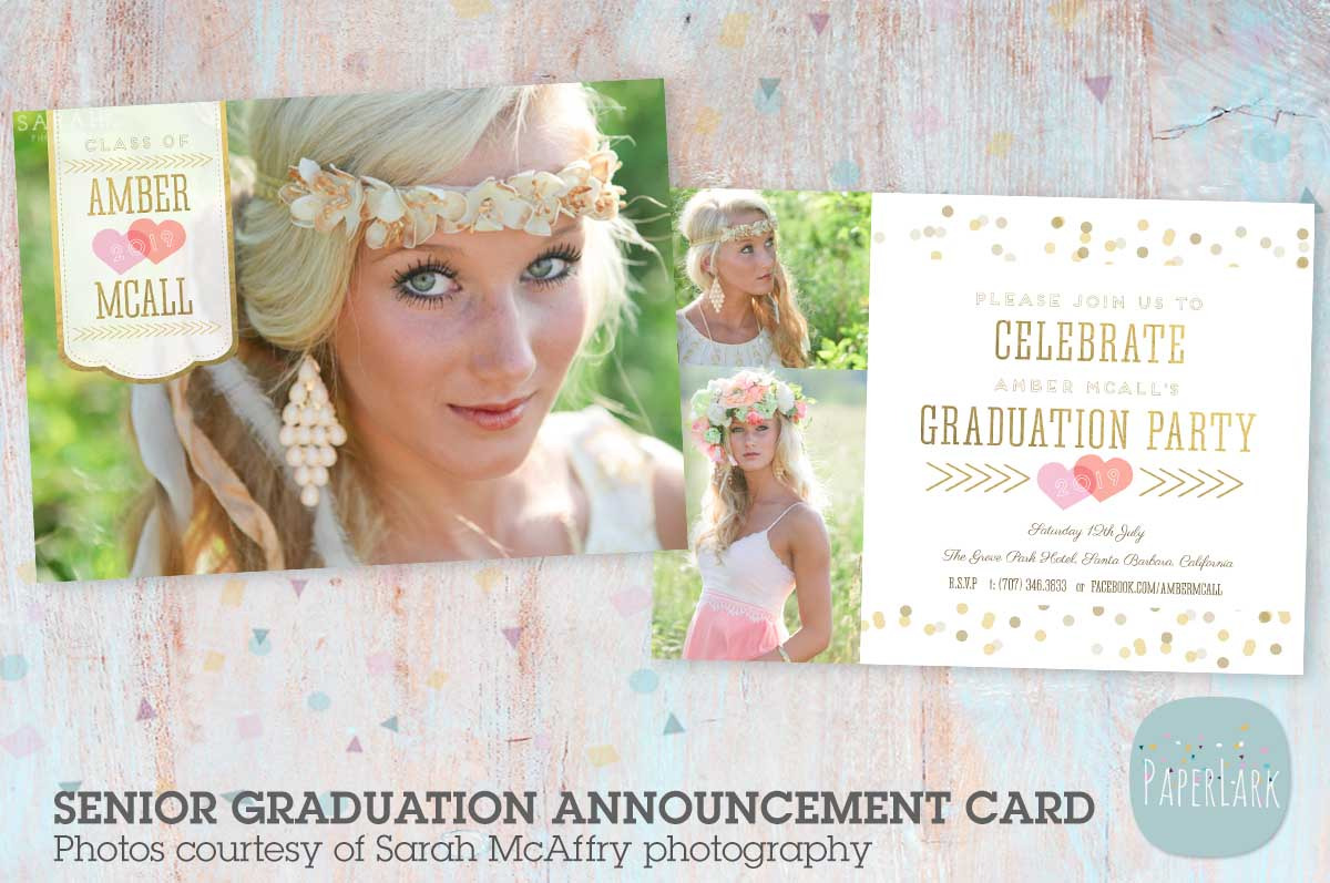 AG007 Senior Graduation Card, a Flyer Template by Paper Lark | Creative ...