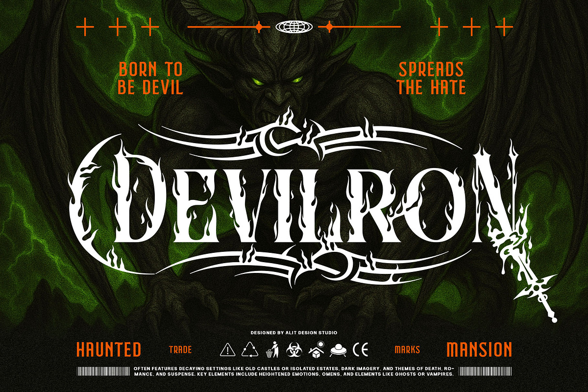 Crimson Flare Typeface, a Serif Font by alit design