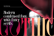 Gothic Love - Condensed Serif Font, a Serif Font by Struvictory.art