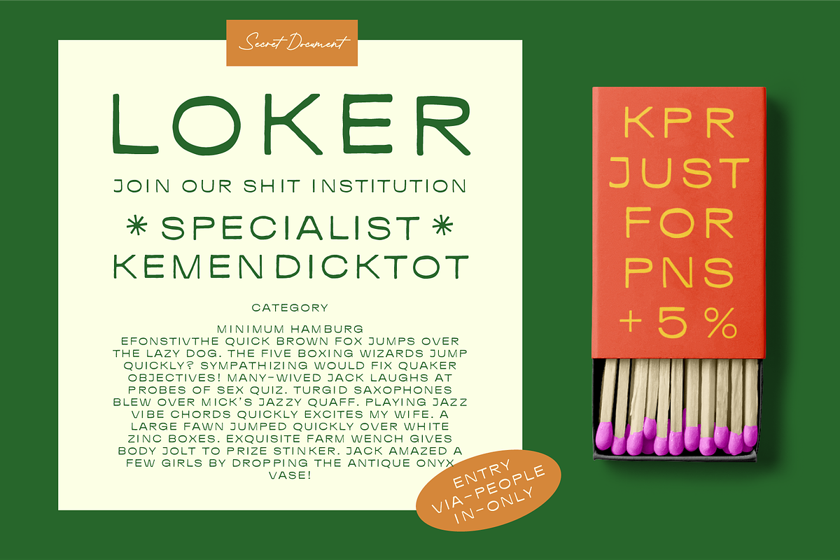 Salemo | Vintage Minimalism Font, a Sans Serif Font by Illousa