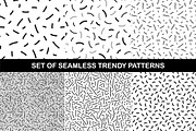 B&W seamless trendy patterns | Graphic Patterns ~ Creative Market