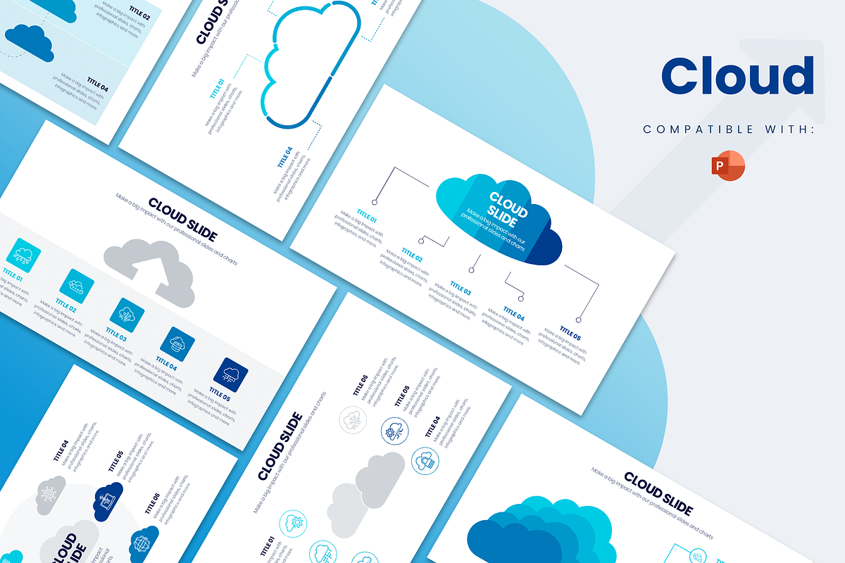 Cloud Powerpoint Template, a Presentation Template by Slidesmash ...