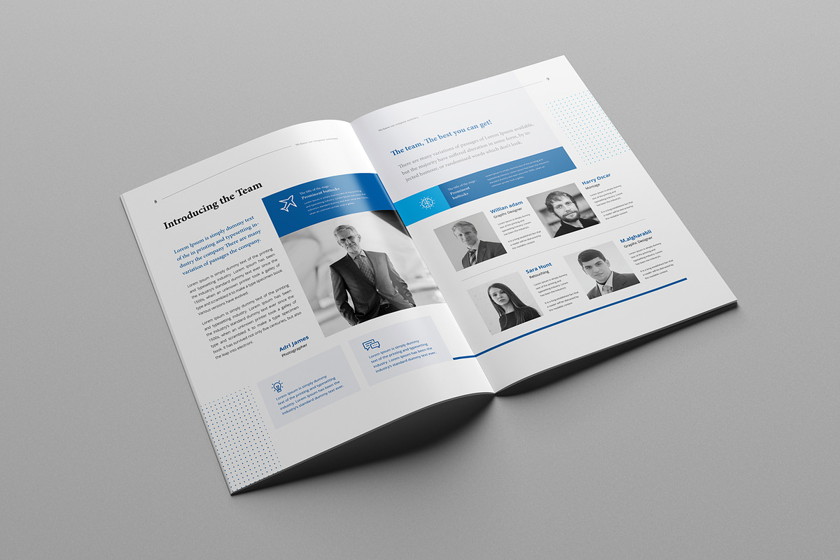 Annual Report 20 Pages, a Brochure Template by Pro-Gh