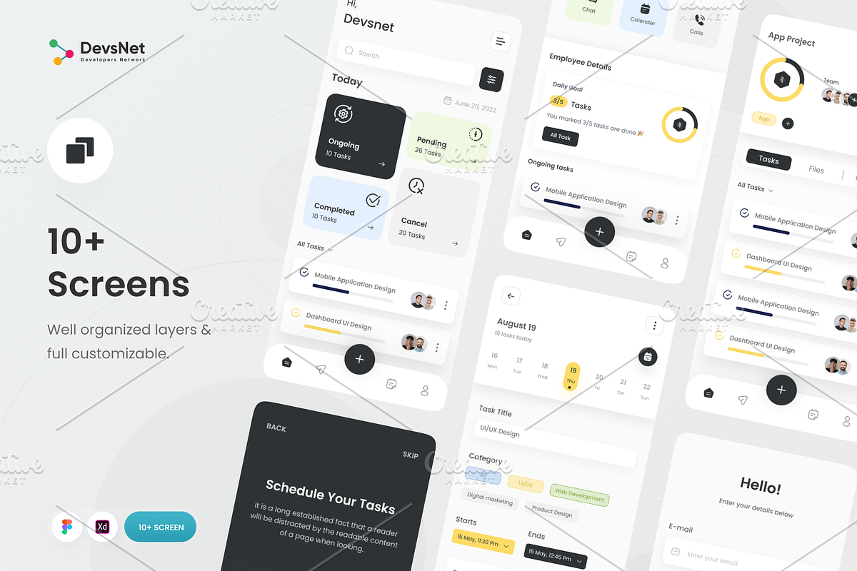 Task Management UI Kit