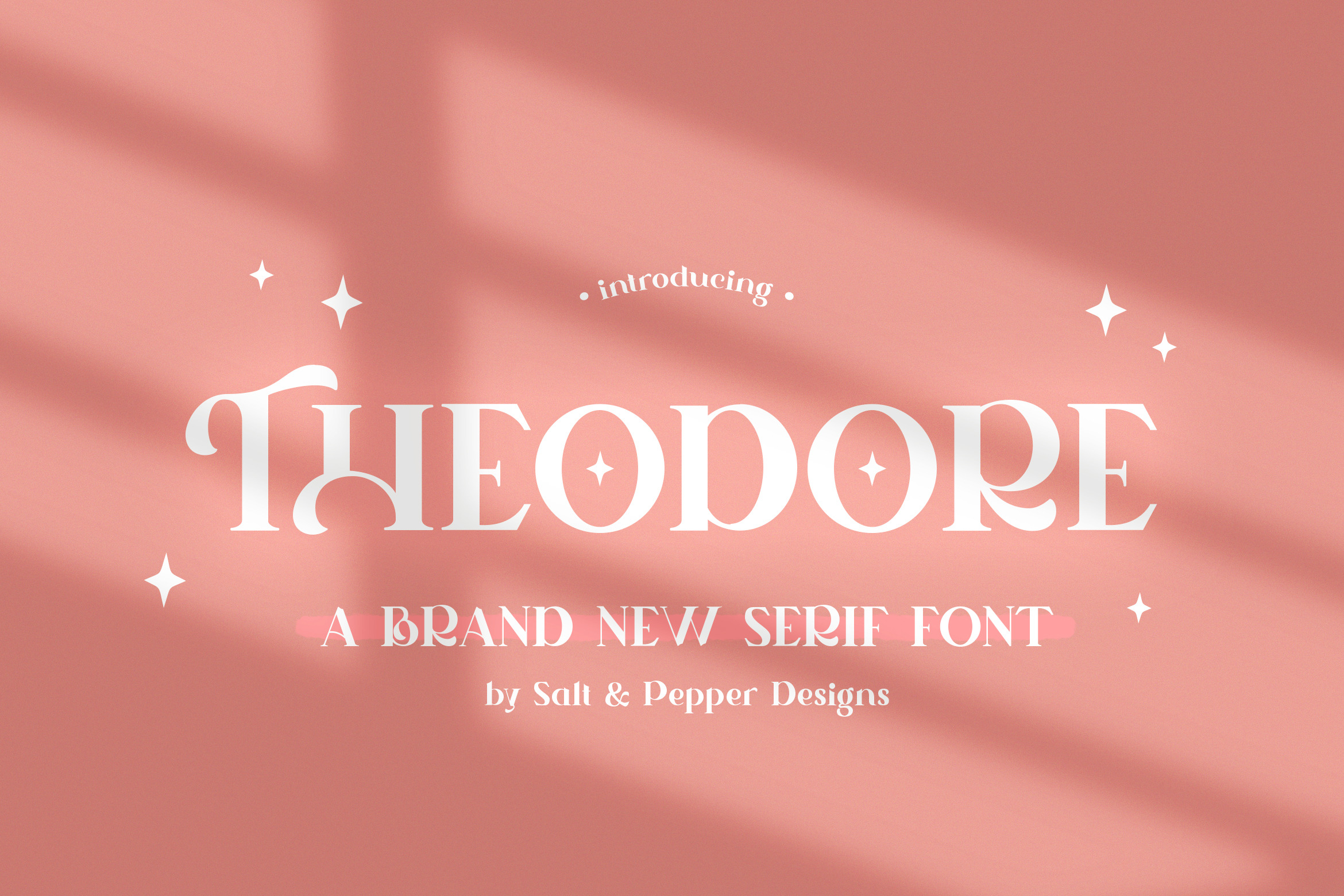 Theodore Serif Font, a Serif Font by Salt & Pepper Designs