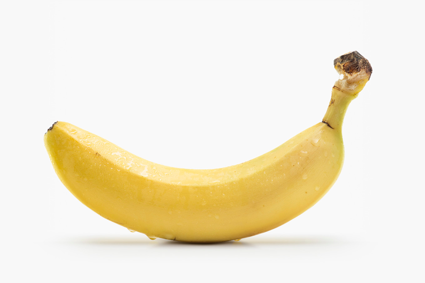 Banana on a white background featuring bannana, banana, and white, a ...