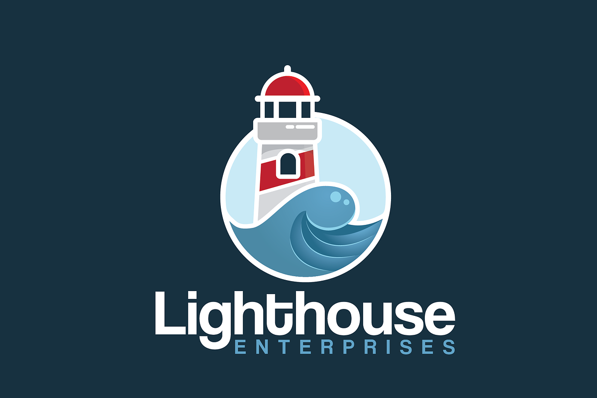 Lighthouse Logo, a Branding & Logo Template by O3B Shop