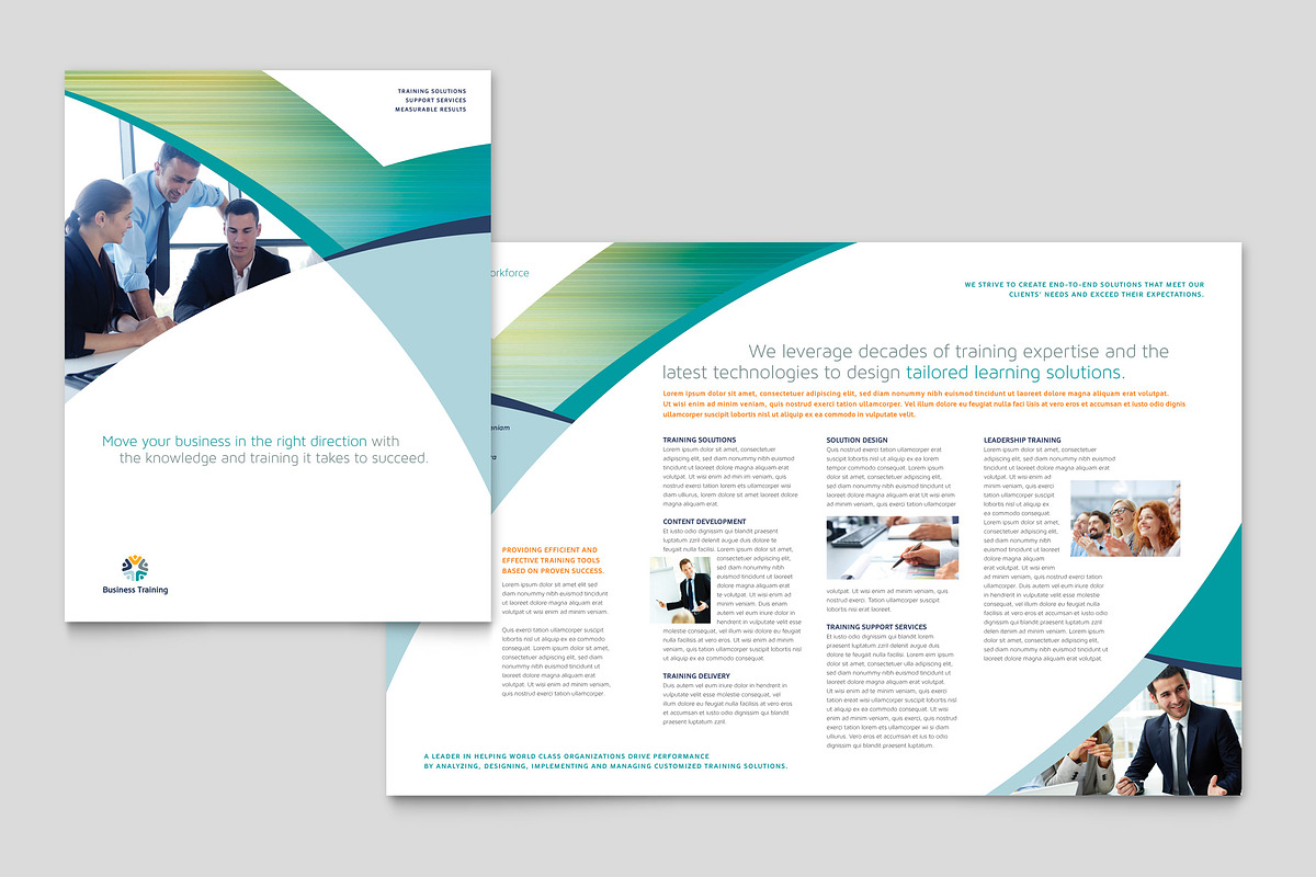 Business Training Brochure Template | Creative Market