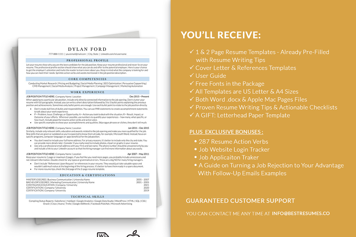 CEO ATS Friendly Resume Template, a Resume Template by BestResumes.Co