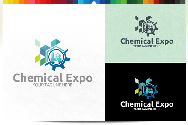 Chemical Expo, a Branding & Logo Template by Acongraphic