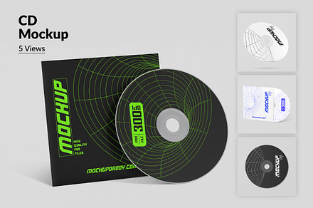 CD Cover Mockup | Product Mockups ~ Creative Market