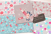 Lady backgrounds, a Pattern Graphic by abooza