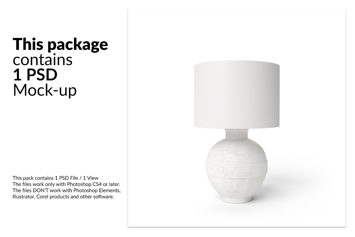 Lampshade Mockup, a Household Mockup by mock-ups