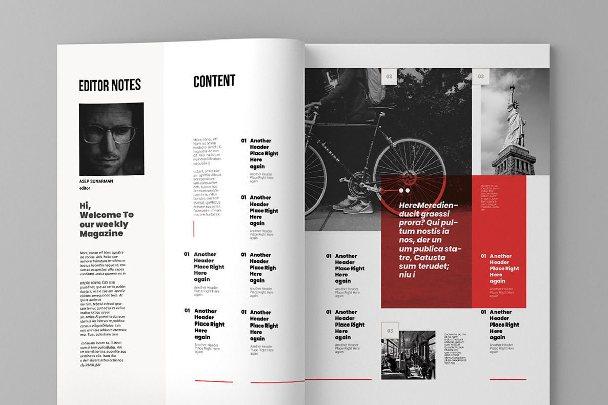 Shift - Magazine Template, a Magazine Template by inspirasign
