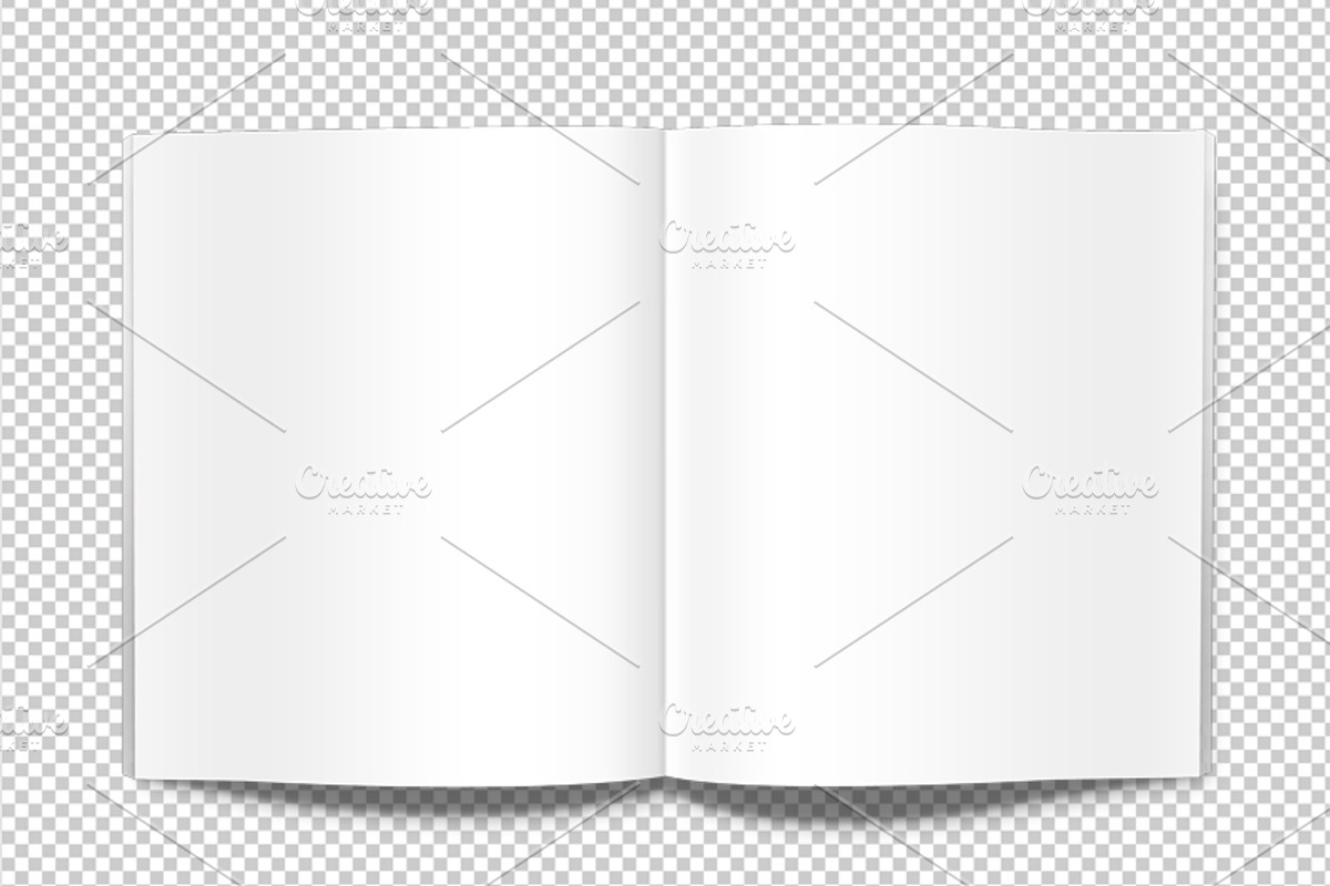 Magazine double page spread, a Magazine Template by PitchStock