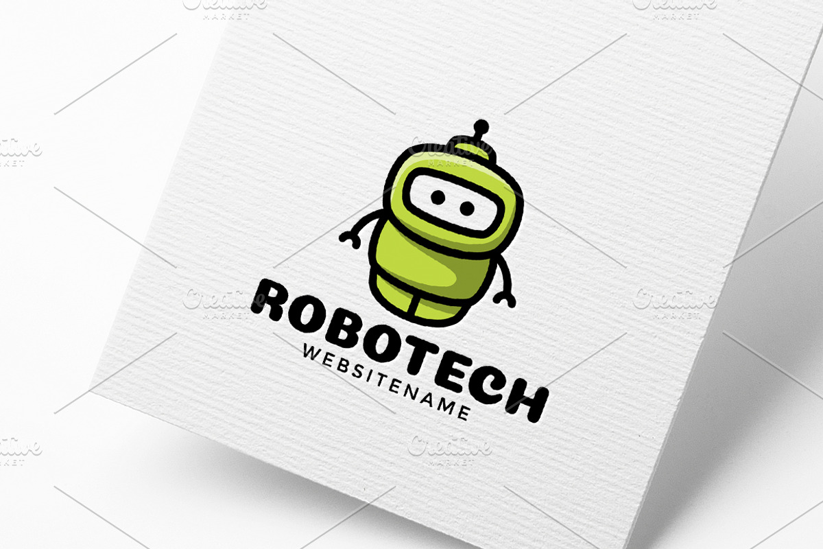 Robot Logo Design, a Branding & Logo Template by pne-design