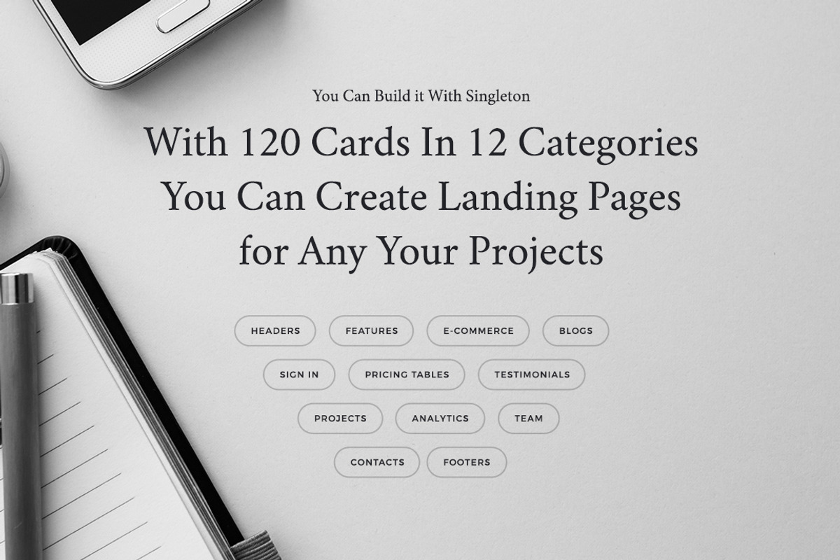 Singleton UI Pack, an UI Kit Template by Craftwork