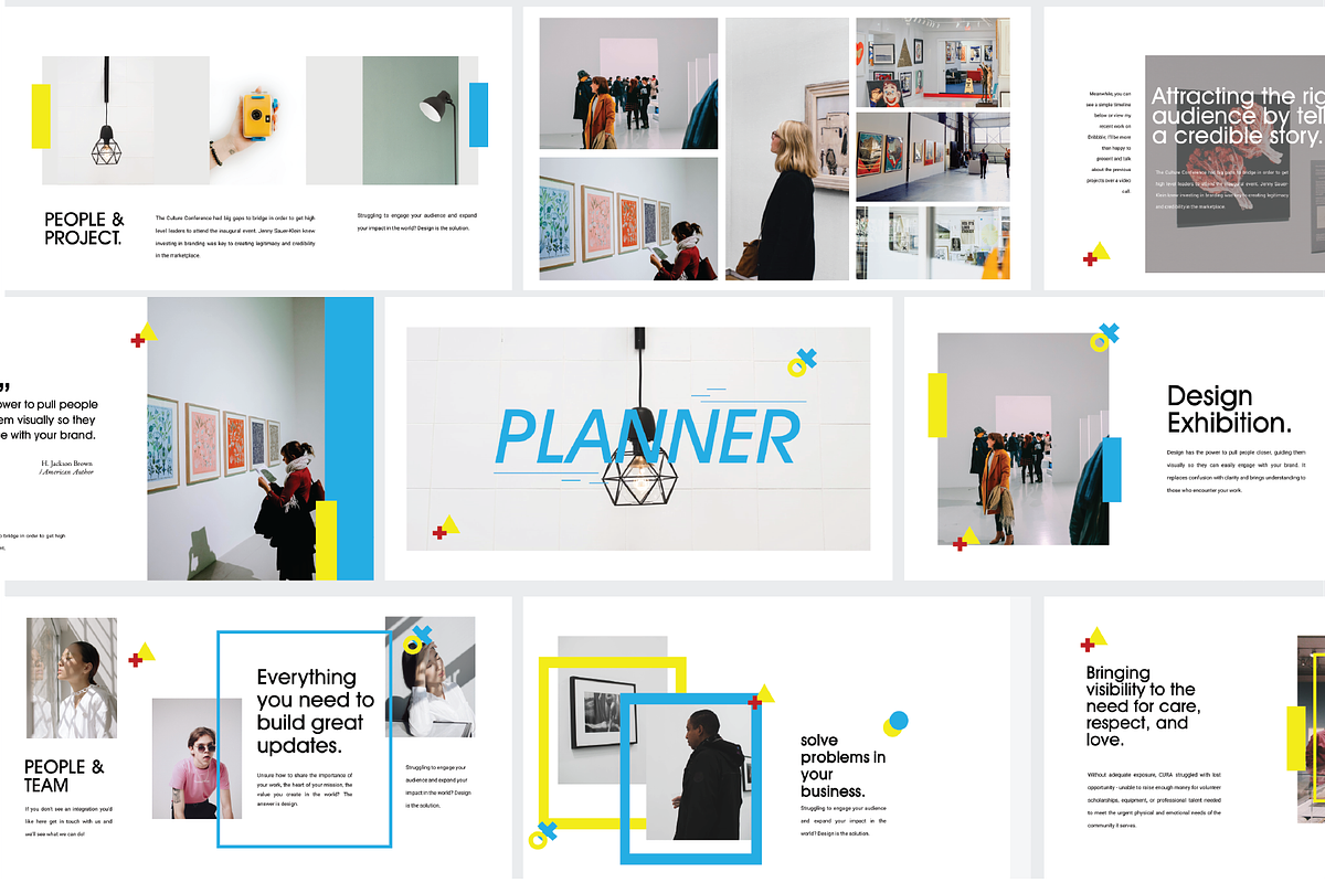 Planner Powerpoint Template, a Presentation Template by Visualin.std