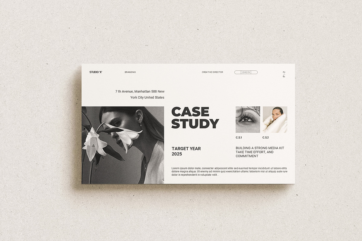 Media Kit Presentation Template