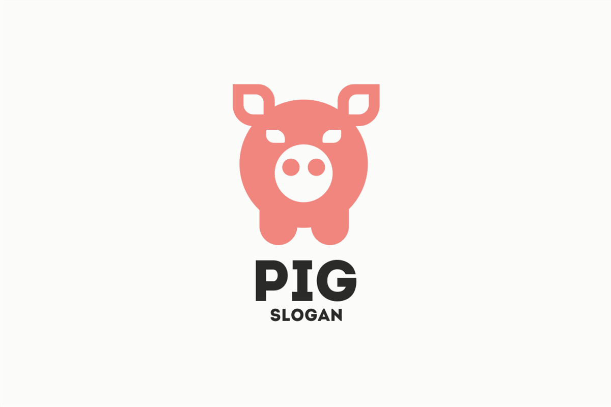 Pig Logo Template, a Branding & Logo Template by Metrolinevision