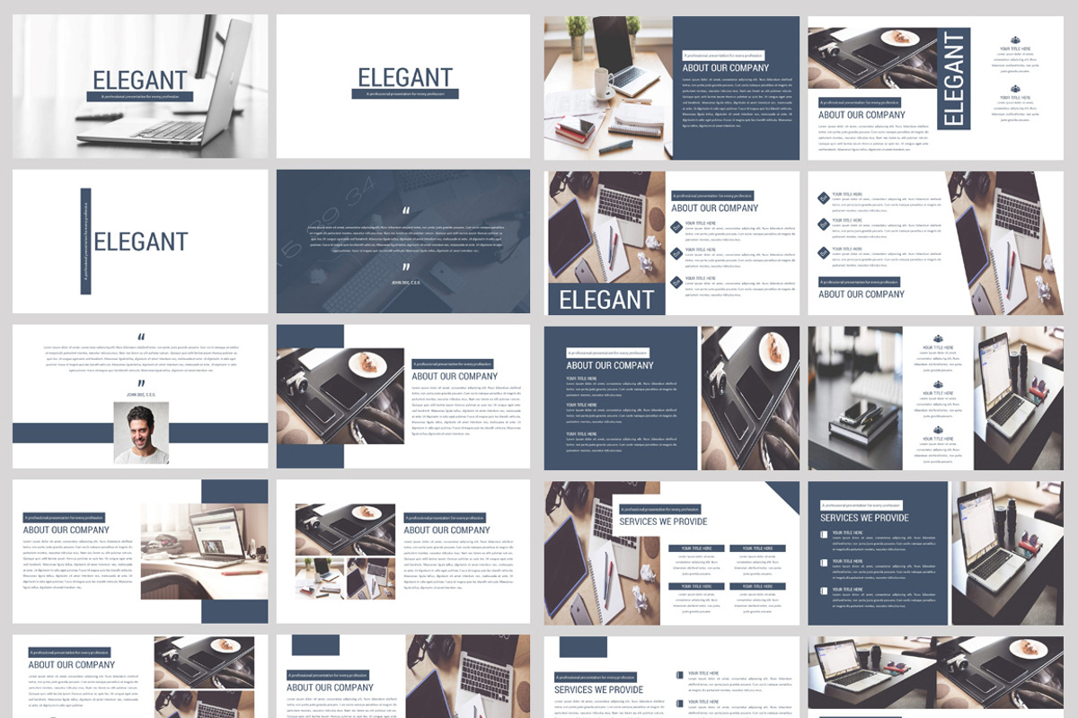 Elegant Powerpoint Template, a Presentation Template by Creative Slides