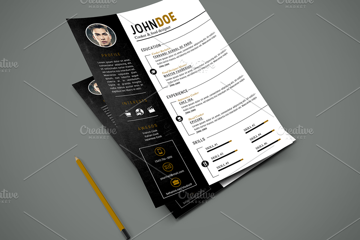 Beautiful Resume & Cover Template, a Resume Template by Studio 19
