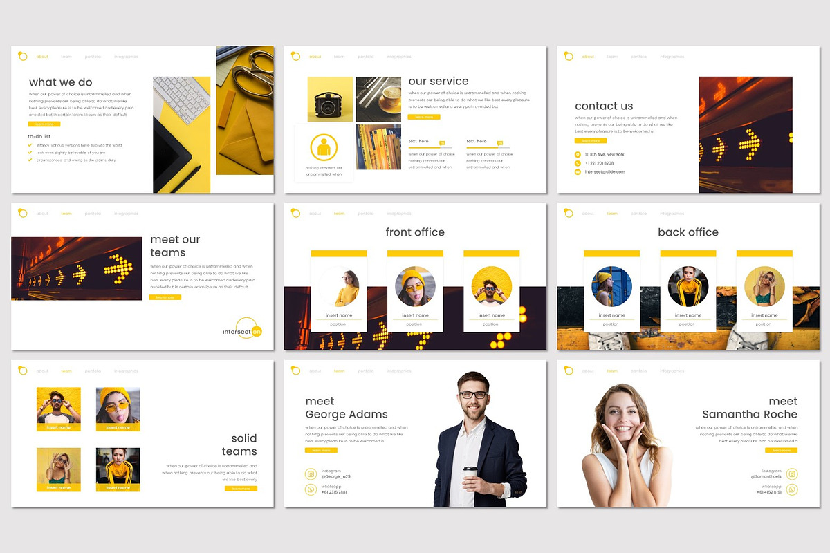 Intersection - Powerpoint Template, a Presentation Template by inspirasign