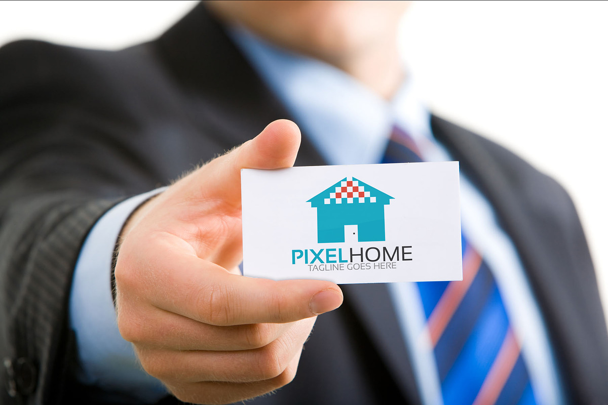 Pixel Home Logo, a Branding & Logo Template by Josuf Media