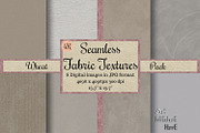Seamless Wheat color Fabric Textures,