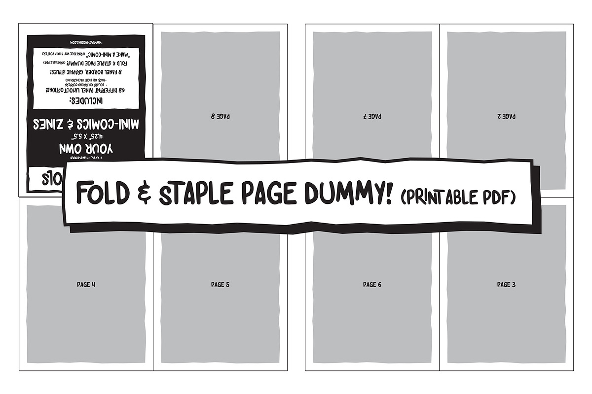 Mini-Comic & Zine Making Toolkit, a Brushes & More by Artcore Supply Co.