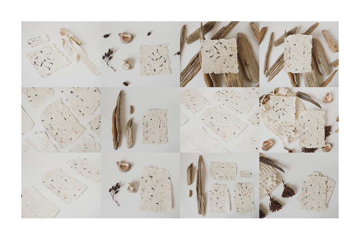Boho Stationery Mockup Set, a Print Template by Neutral Mockups