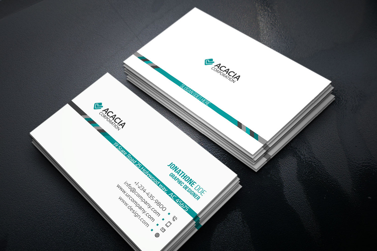Ola Business Card, a Business Card Template by DesignGhar