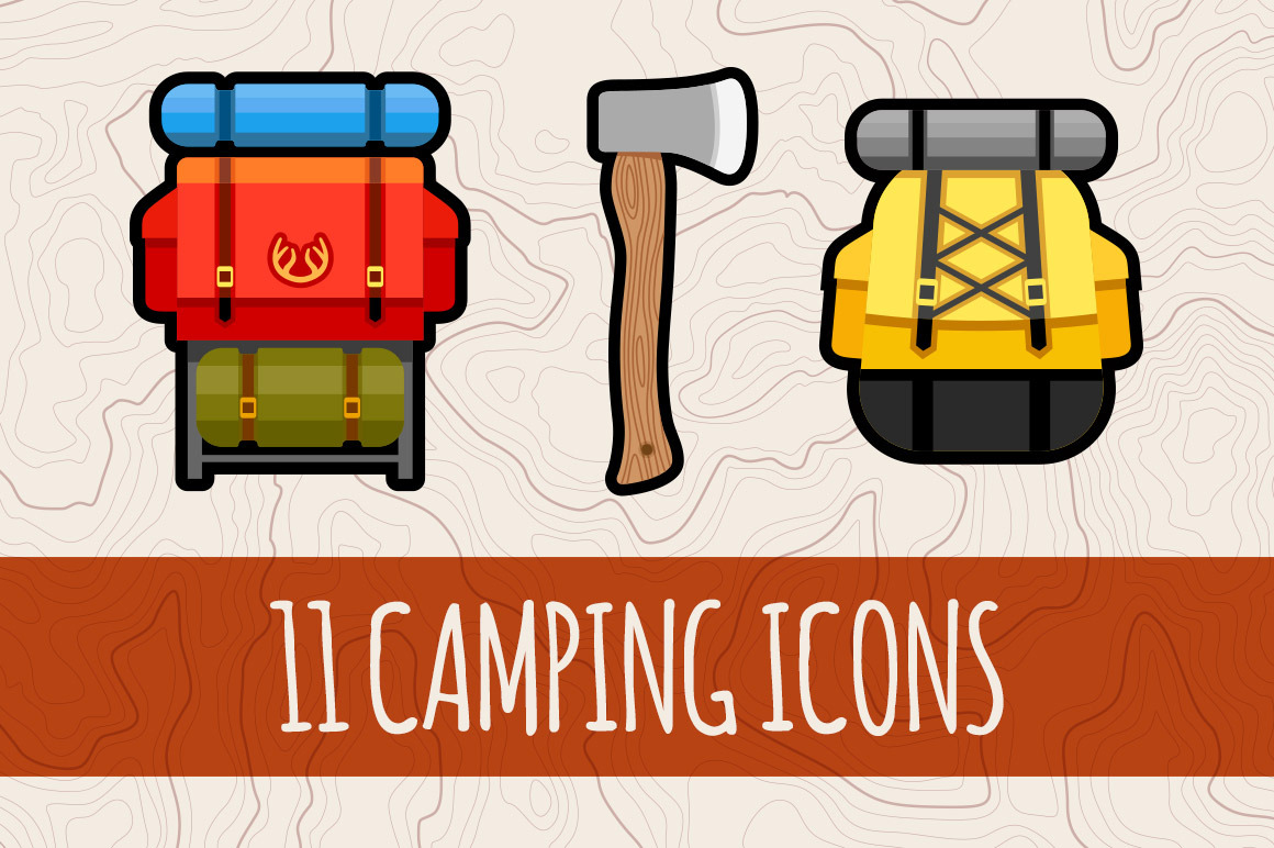 Camping Graphics & Icons, an Icon by Ember Studio