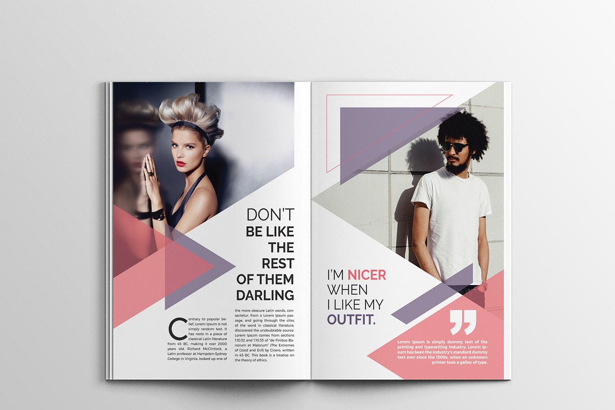 PRETTY Fashion Magazine Template, a Magazine Template by MRI STUDIO