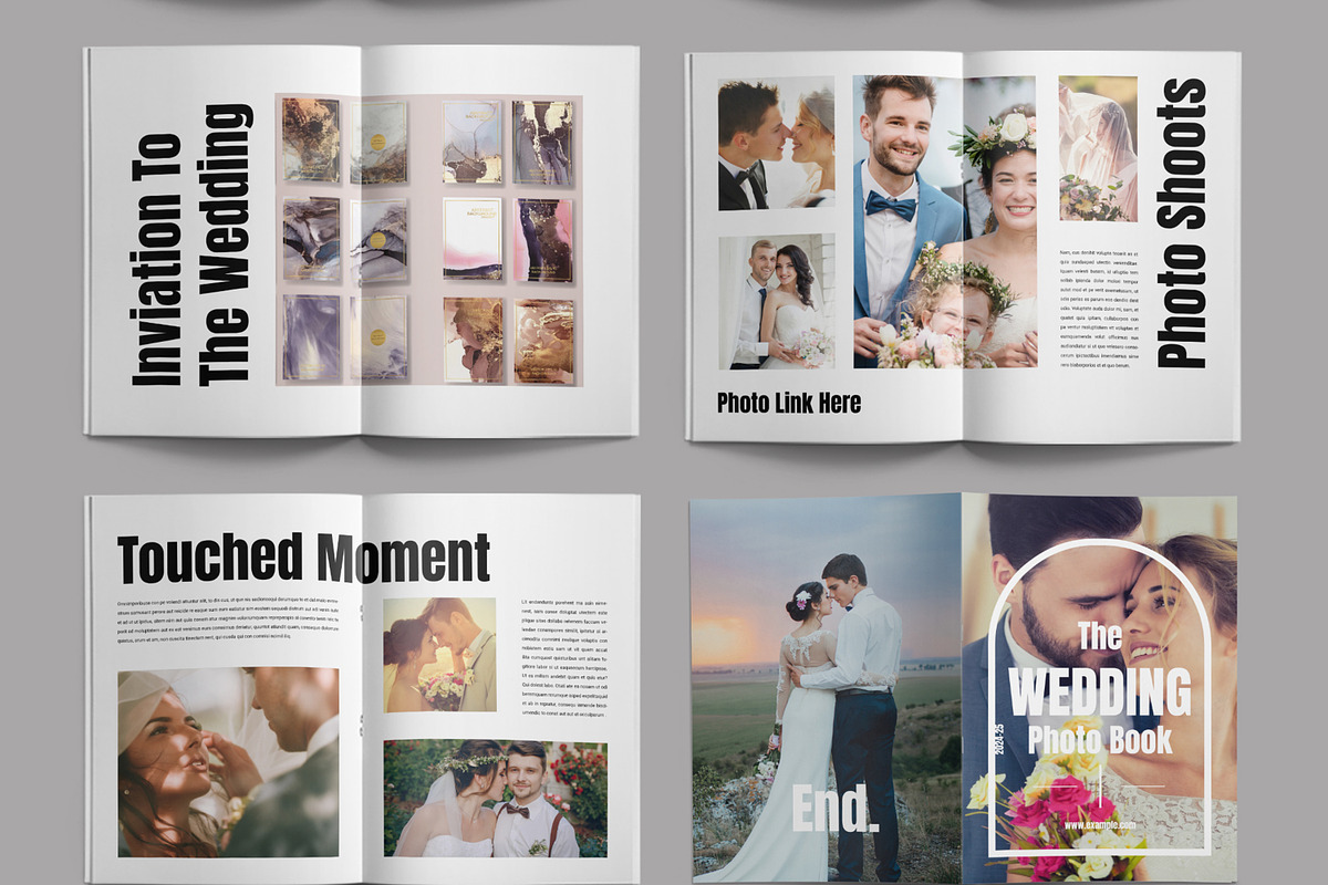 Wedding Photo Book Layout