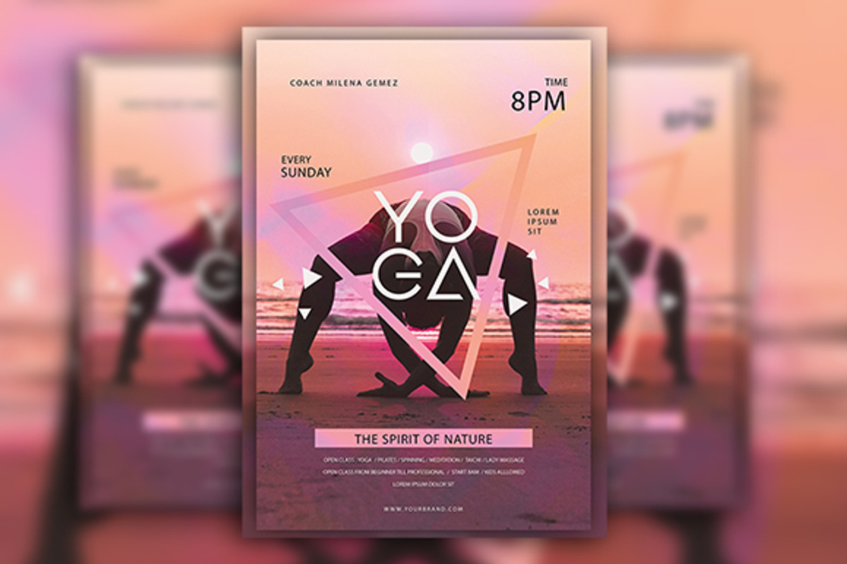 Yoga Flyer, a Flyer Template by VaaniDesigns