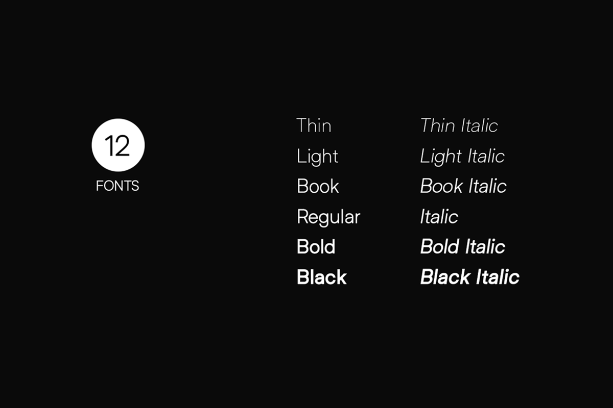 HELIXA - Clean & Modern Font Family, a Sans Serif Font by Designova®