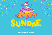 Sundae Funday Fonts & Graphics, a Script Font by Scott Howard ...