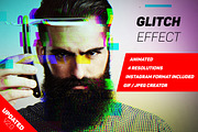 Glitch effect with GIF animation, an Action Add-On by Kahuna Design ...