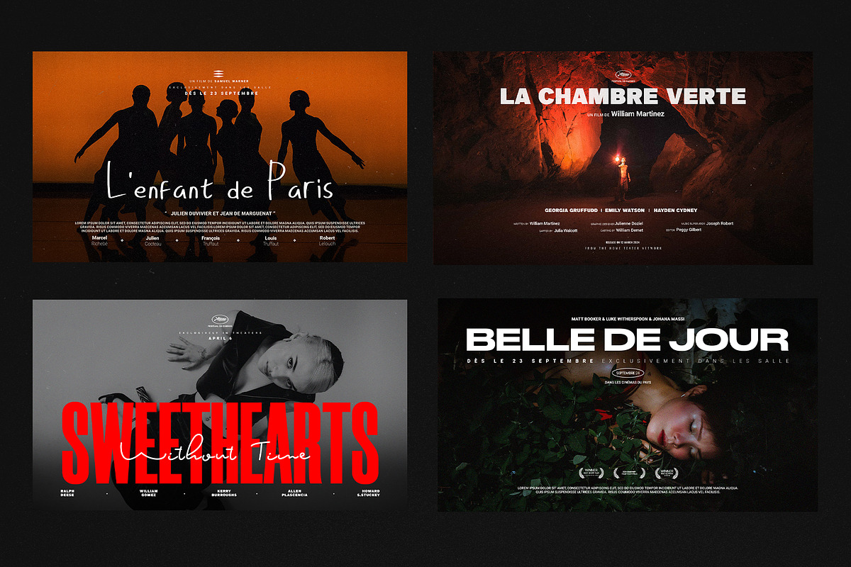 Movie Titles V.4, a Design Template by Pixflow