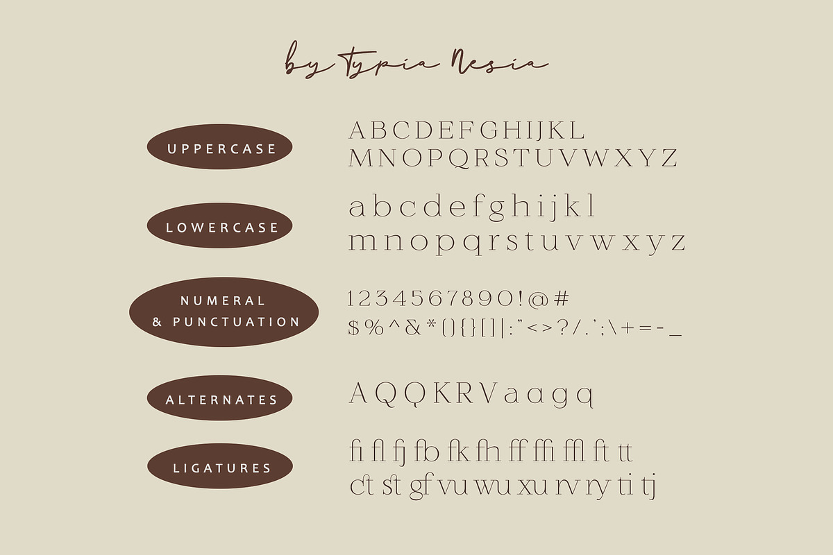 Allegory Serif, a Serif Font by Typia Nesia