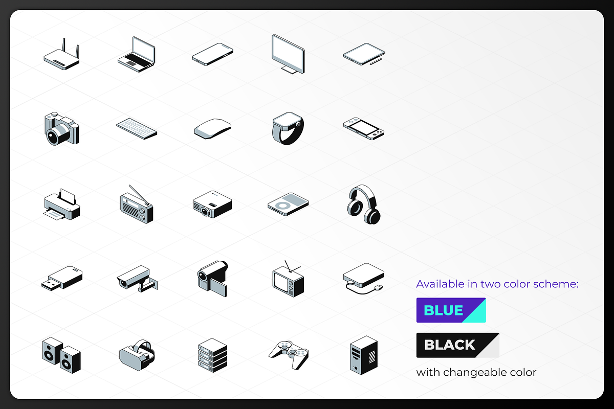Icometric - Device Icons, an Icon by oelhoem