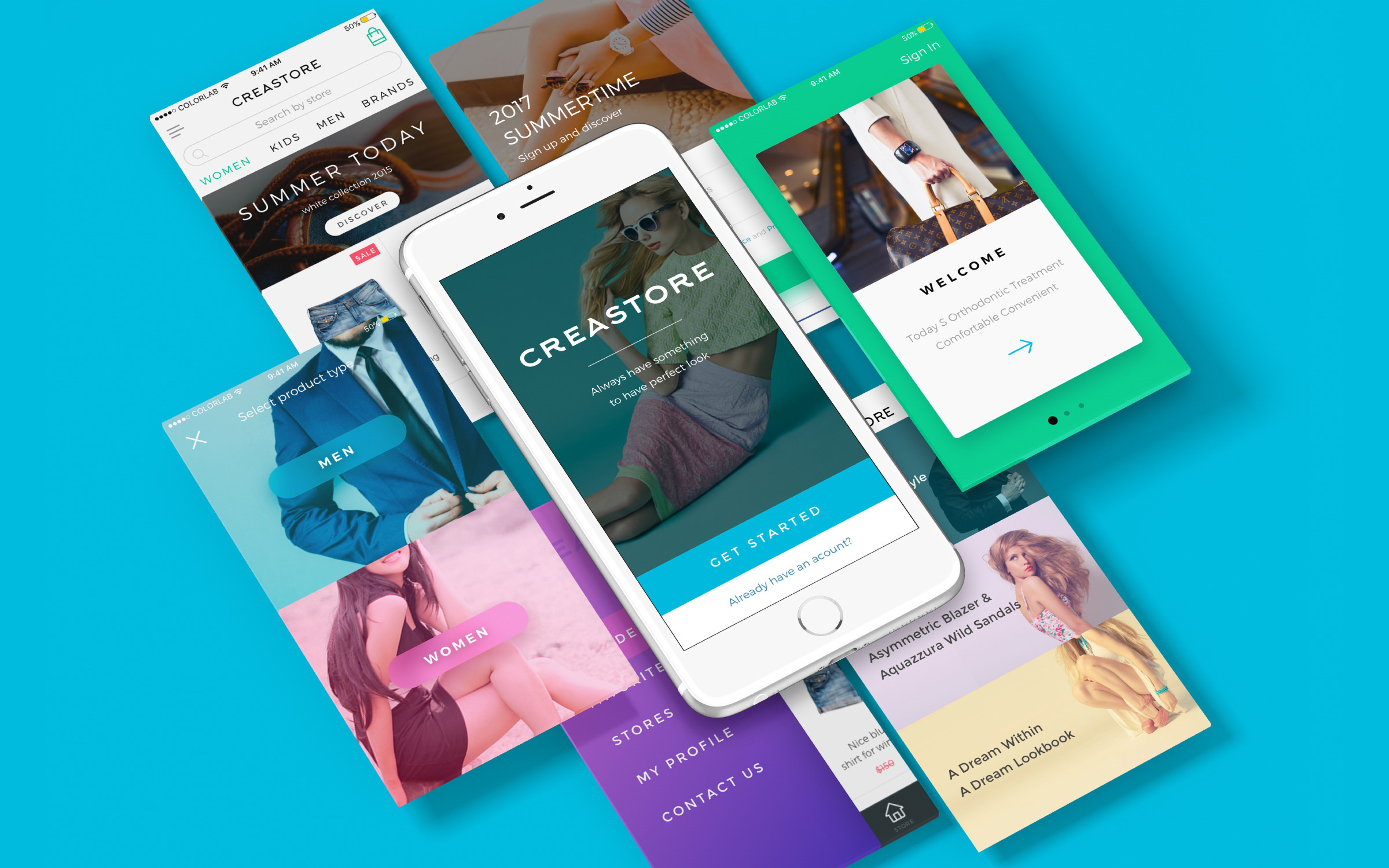 Creastore UI Kit, an UI Kit Template by CreaStore | Creative Market